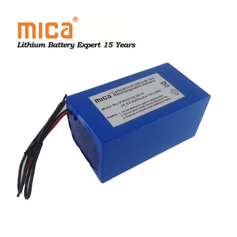 China Batterie 32700 li battery pack 25.6V 6000mAh 154WH battery pack ...