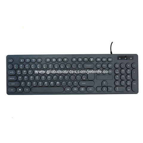 Buy Wholesale China Wired Office Keyboard Without Light Full-size Ultra ...