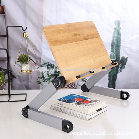 Wholesale Bamboo Book Stand,adjustable Height Laptop Table Stand ...