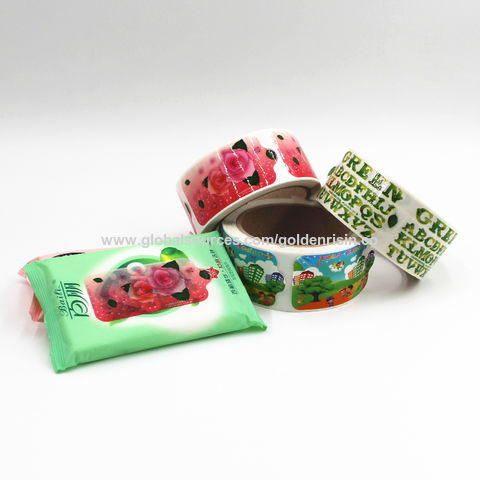 Buy Wholesale China Custom Shape Stickers For Wet Tissue Package Full ...