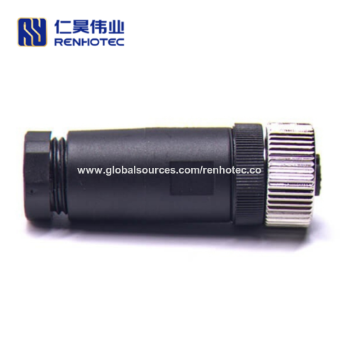 Buy Wholesale China M12 Connector 12 Pin A Code Female Straight Non ...