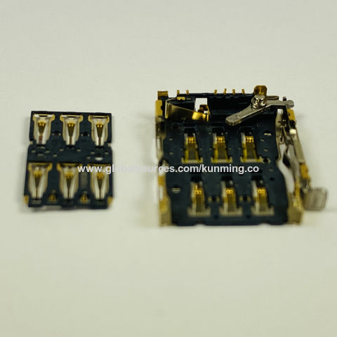 Buy Wholesale Taiwan Dual Nano Sim Cards Socket & Sim Card Connector at ...