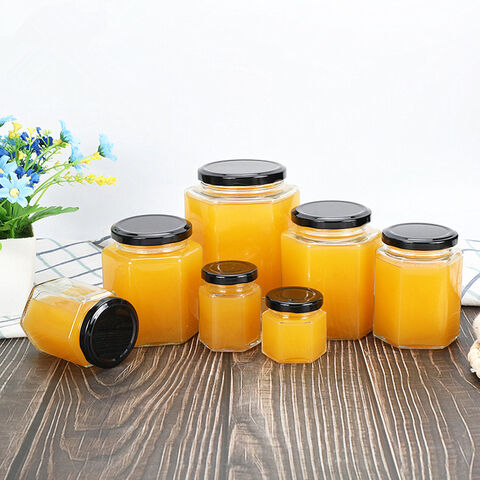 Buy China Wholesale Custom Honey Jars Size Fancy Hexagon Food Grade ...