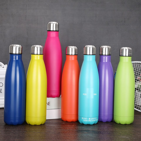 500ml Stainless Steel Cola Shape Water Bottle /sublimation Cola Shaped ...