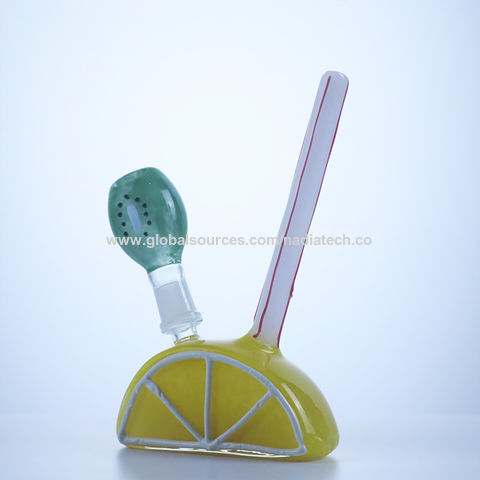 6.7" Hookahs special lemon theme glass bong, water bong water pipe ...