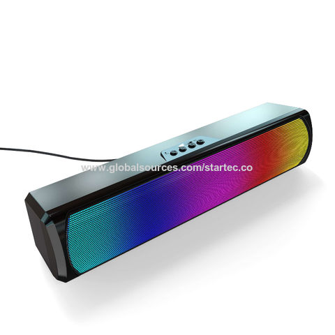 China RGB Mini Size Soundbar with Spectrum function, RGB gaming Speaker ...