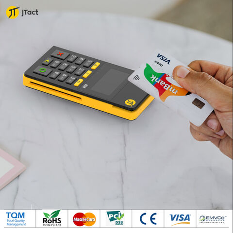 Bluetooth mPOS Terminal Machine JTact C60, Support NFC and EMV Chip ...
