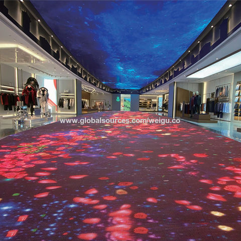 Buy Wholesale China 5g Interactive Led Floor Screen Dance Floors High ...