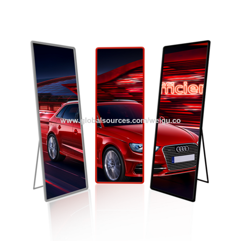 Buy Wholesale China P2.5 Advertising Led Digital Poster Screen Movable ...