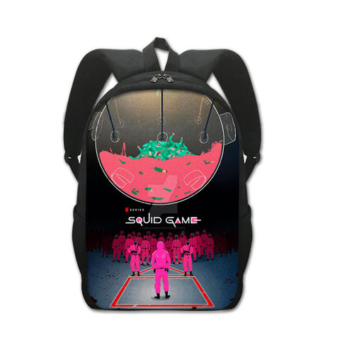 China Student Shoulder Bag Polyester Fidget Print School Bags Cosplay ...