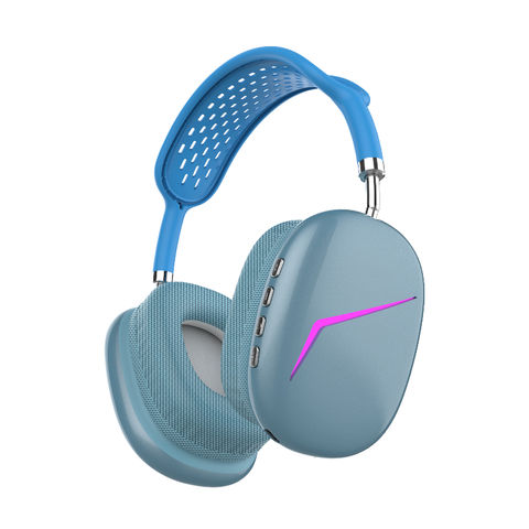 China 2021 New Model Bluetooth Headphones with LED lights Wireless ...