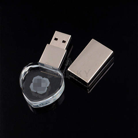 China USB3.0 heart shape crystal USB flash drives on Global Sources ...