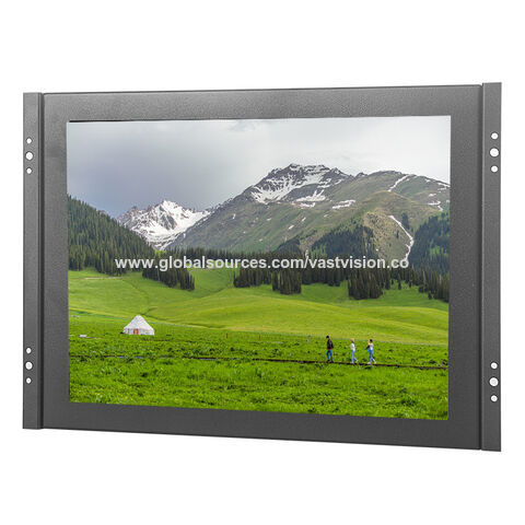 12-inch desktop lcd Monitor with VGA input in supermarket cashier desk ...