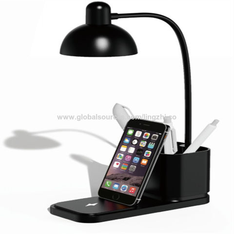 Buy Wholesale China Wireless Charger With Book Light With Pen Holder ...