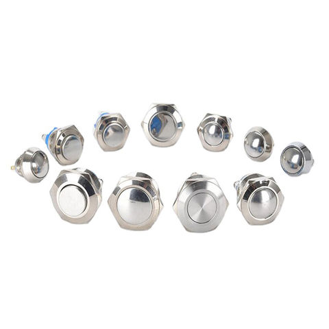 Buy Wholesale China Screw Foot Metal Button 12mm16mm19mm22mm Self ...