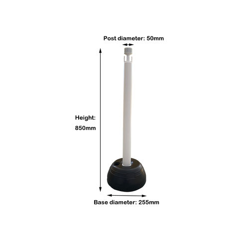 Reflective Japanese Type Custom Print Board Water Filled Bollard Chain ...