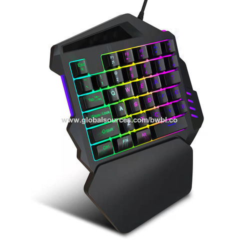 Buy Wholesale China Single Hand Keyboard,wired Gaming One-handed ...