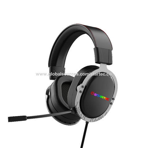 China RGB Gaming headphone with Scalable Mic, Rubber coating surface, 7 ...