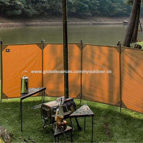 Windshield shelter Picnic wind screen barbecue gather heat picnic 4 ...