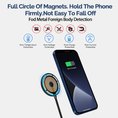 China Manufacturer Mini Magnetic Wireless Charger 15W Fast Charge ...