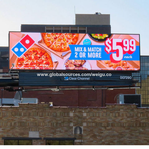 High Brightness Outdoor P10 SMD3535 Waterproof Full Color LED video ...