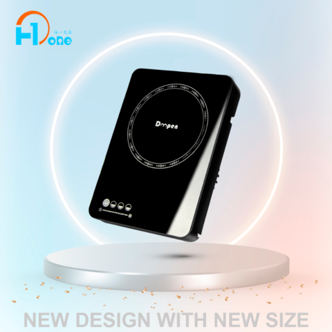 B5 Size Portable Mini Induction Stove in Black with 1 Element Including ...