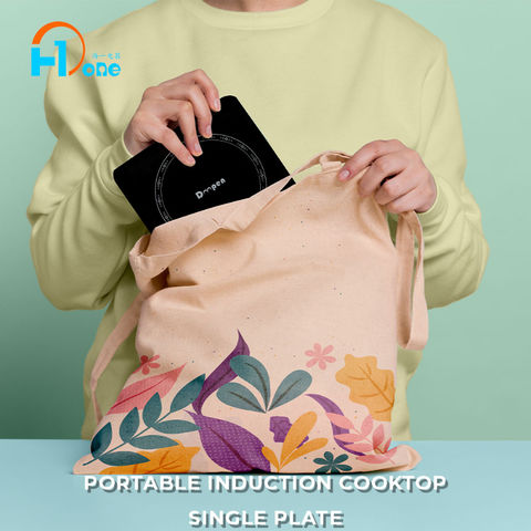 China B5 Size Portable Mini Induction Cooktop in Black 1 Element ...