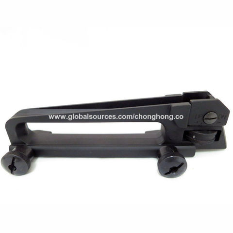 M4 M16 Carry Handle Dual Apertures Picatinny Rail Mount Rear Iron Sight ...