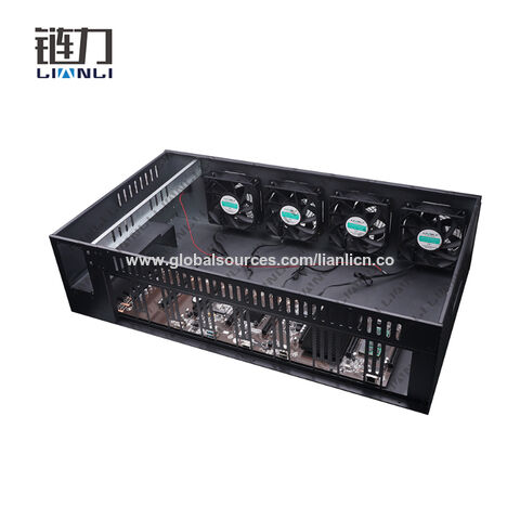 Mining Machine Miner 8 gpu motherboard 70MM eth mining case bitcoin ...