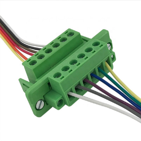 Customized through wall terminal block connector plug-in type Factory ...