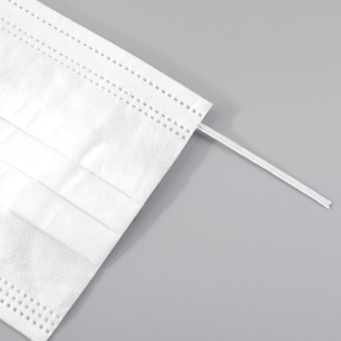 China Biodegradable PLA White color adult face mask protect 3 layer ...