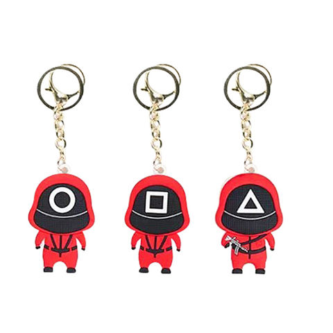 Buy Wholesale China Hot Sale Squid Game Charm Llavero Doll Key Chain ...