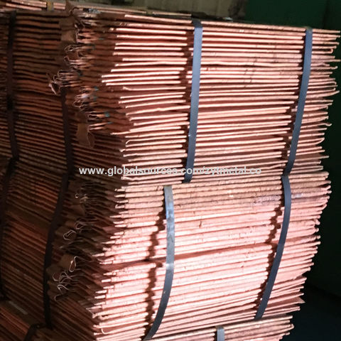 China 99.95% Top Grade Purity Copper Electrolytic Copper Cathodes on ...