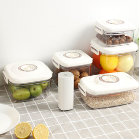 China Heat resistant glass storage food container Disposable Plastic ...