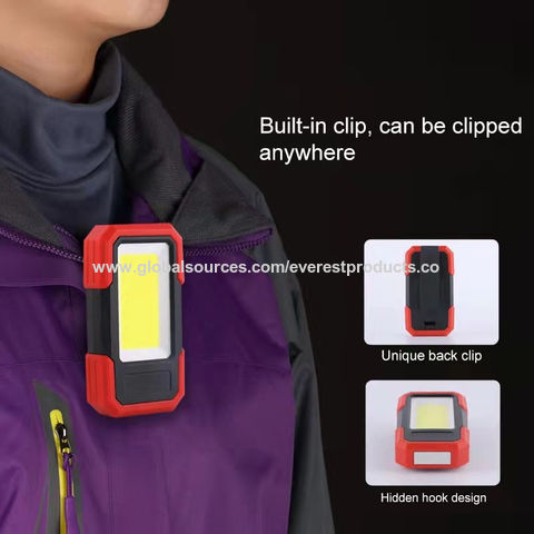 Buy Wholesale China Rechargeable Mini Back Clip Cob Led Work Light With ...