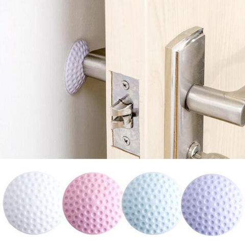 Doorknob Back Wall Protector Crash Pad Door Rubber Crash Bumper, Rubber ...