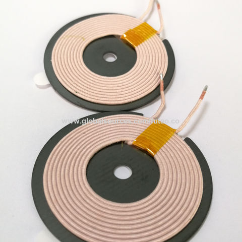 China Universal air core magnetic coil wireless charger coil phone qi ...