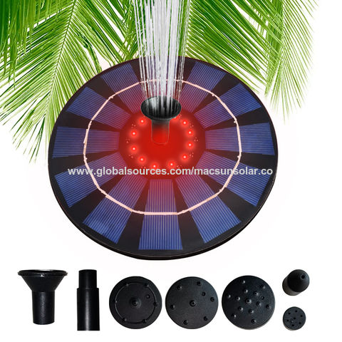 China Solar Floating Fountains with Lighting on Global Sources,Solar ...