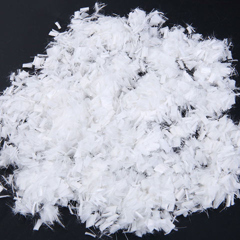 China PET fiber Polyester fiber Concrete reinforcing fiber cement ...