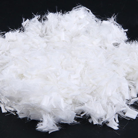 China PET fiber Polyester fiber Bundle monofilament fiber concrete ...