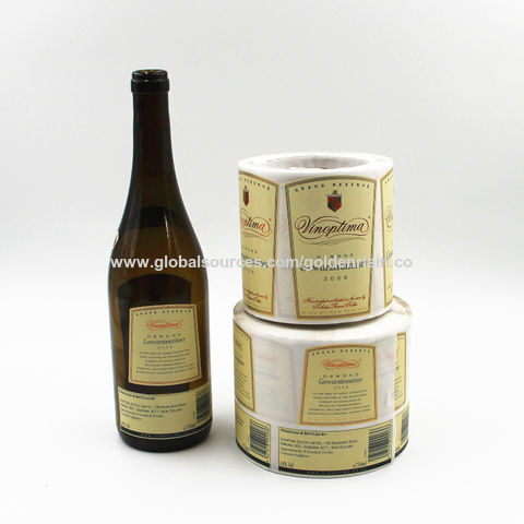 Buy Wholesale China Customized Wine Labels Stickers Red Wine Bottle ...