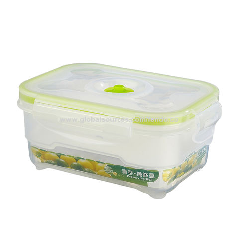 China Plastic Food Vacuum Heat Preservation Boxes Storage Containers ...