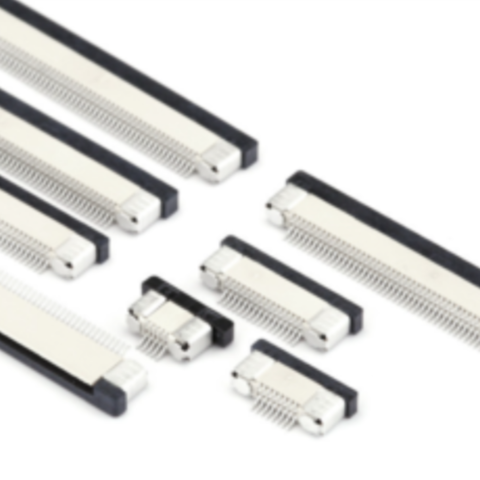 China Custom FFC/FPC connectors 0.5mm pitch drawer push bottom contact ...