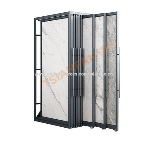 Buy Wholesale China Sliding Ceramic Display Stand Rotating Slab Rock ...