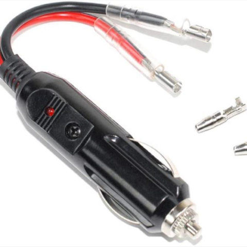 China Cigarette lighter plug extension cable vehicle power cable bullet ...