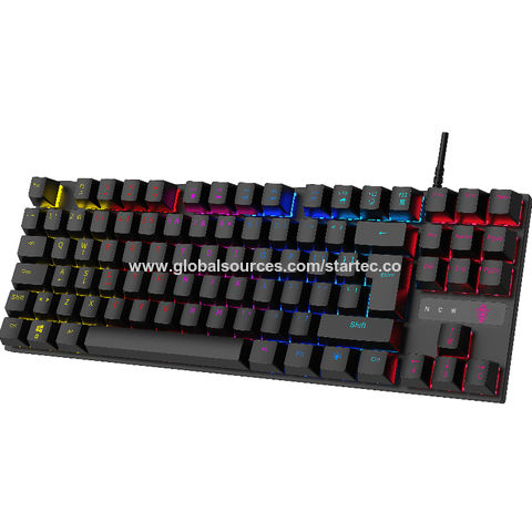 China TKL Mechanical keyboard, metal top cover, LED LOGO on Global ...