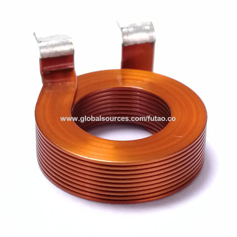 China Flat copper coil High current wire coil tenamelled copper Flat ...