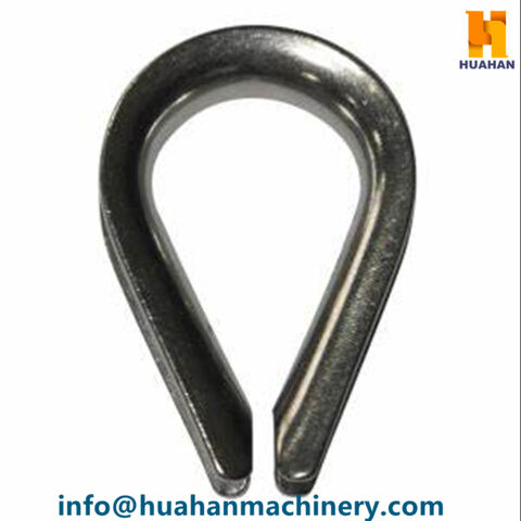 China DIN6899 B type wire rope thimble, zinc-plated on Global Sources ...