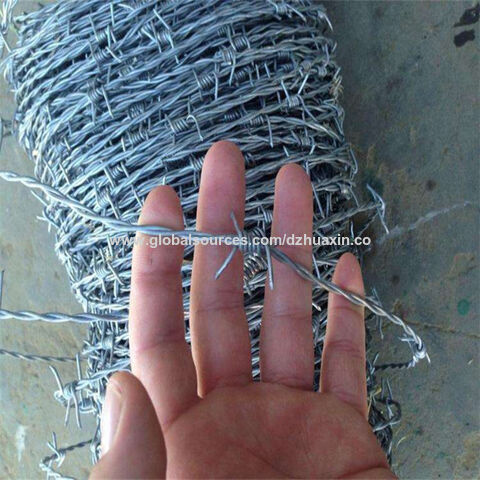 PVC coated Barbed Wire, Normal Twist and Reversed Twist Available ...