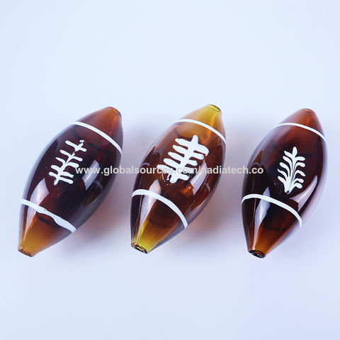 China Mini Football shape glass smoking hand pipe on Global Sources ...